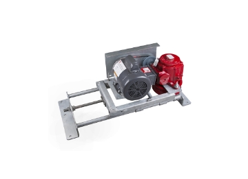 Pit Scraper Corner Wheel Assembly | Hog Slat