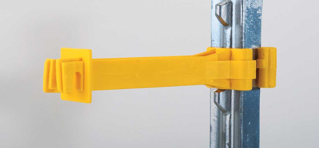 Snug Extended Fence Insulator for T-Post - 25 Pack | Hog Slat