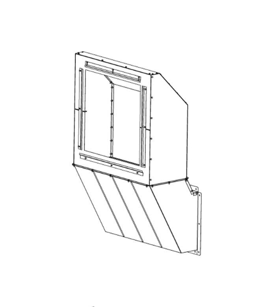 24" AP® Stainless Pit Fan Transition | Hog Slat