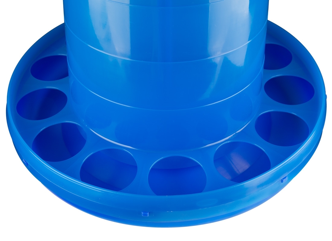 35 lb. Blue Hanging Chicken Feeder | Hog Slat