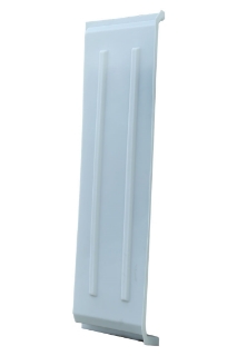 White Poly Curtain Pockets - Pair | Hog Slat
