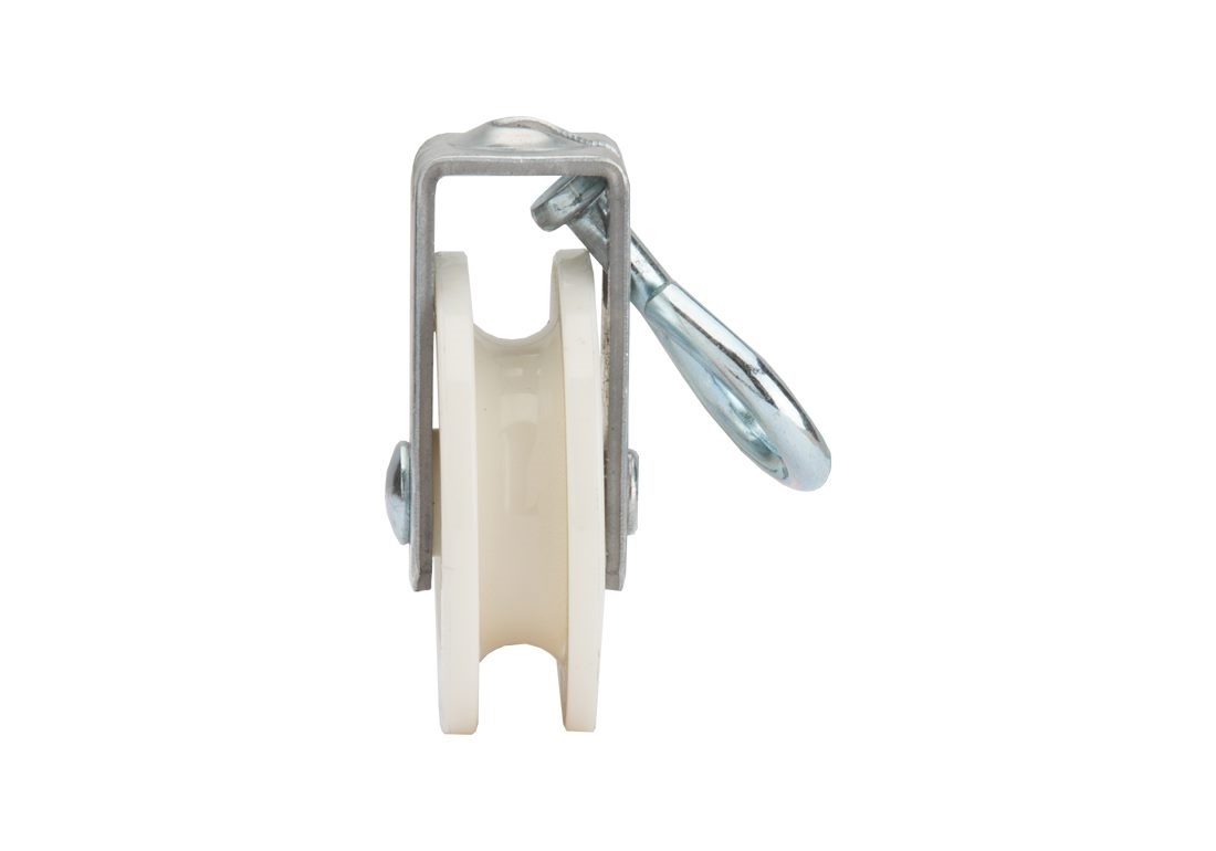 Pulley 1 7/8" Swivel White | Hog Slat