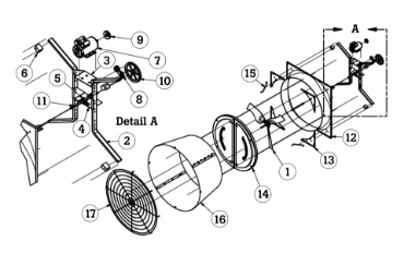 AirStorm™ Fiberglass Fan Parts | Hog Slat