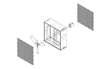 WindStorm™ Galvanized Fan Parts | Hog Slat