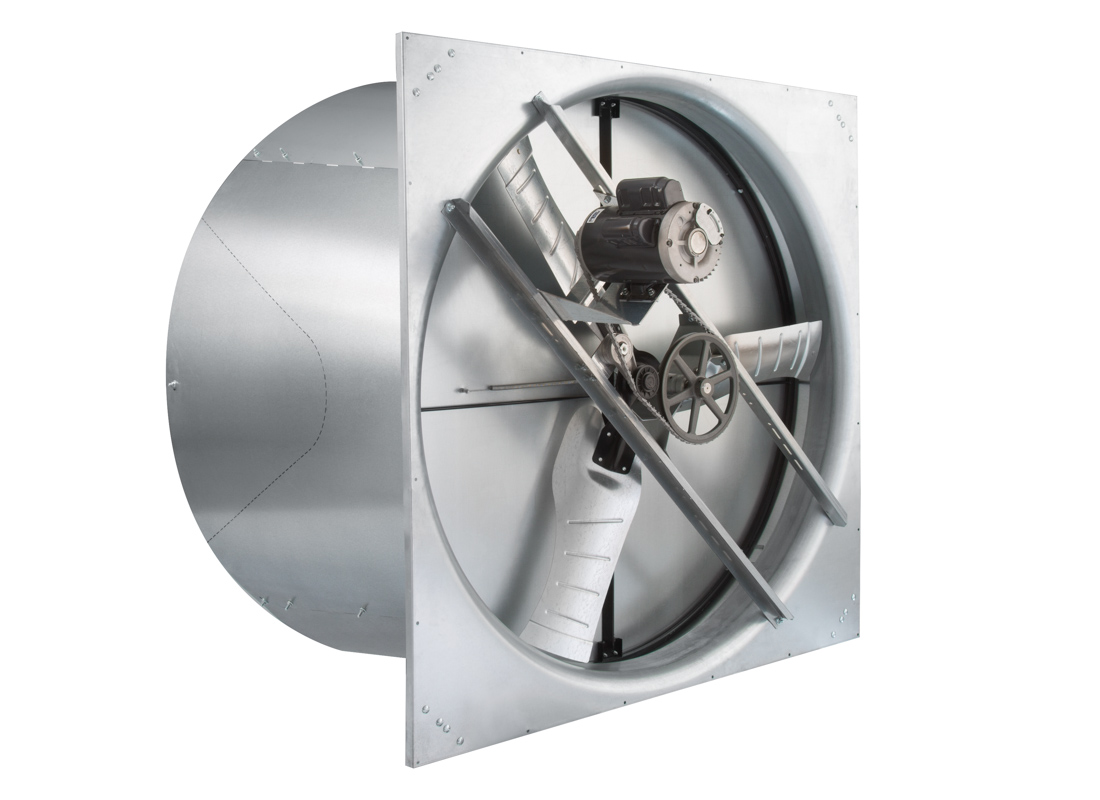 WindStorm™ 54" Galvanized Tunnel Fan | Hog Slat