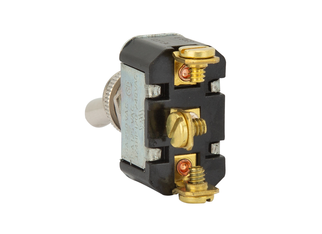 Toggle Switch SPDT Tab w/ Screw 10 Amp 250V | Hog Slat