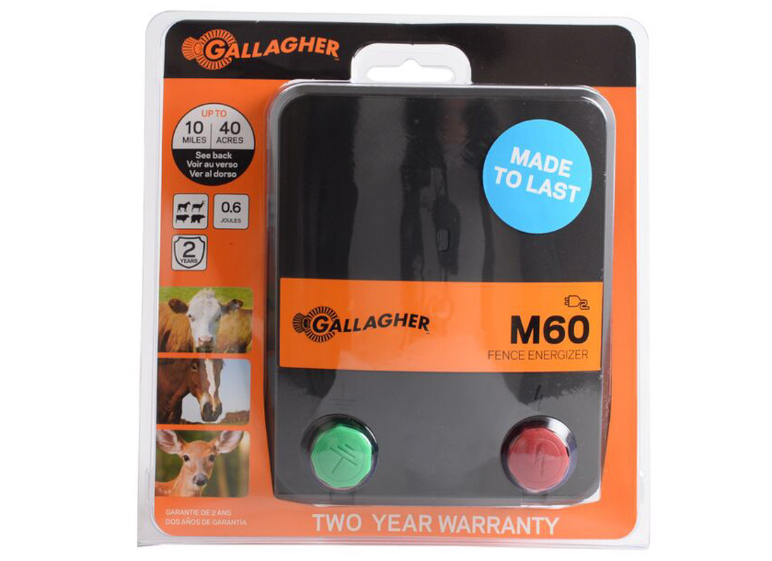 Gallagher® M60 Mains Fence Energizer | Hog Slat