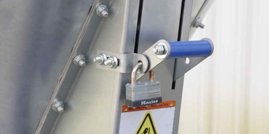 DIY feed bin hopper valve | Hog Slat