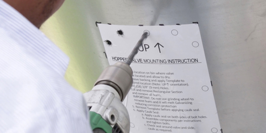 DIY feed bin hopper valve | Hog Slat