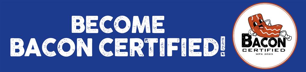 Become Bacon Certified! - Blue Ribbon Bacon University | Hog Slat